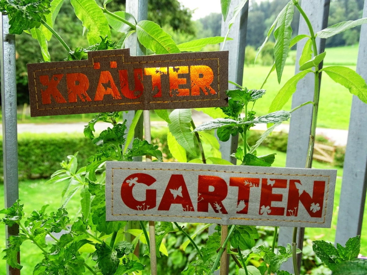 Plotterdatei Im Garten SVG DXF Blumen Kräuter Maulwurf - Etsy.de
