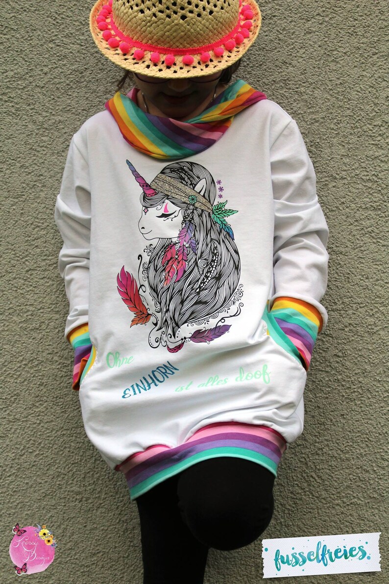 Boho EINHORN Plotterdatei Fusselfreies Plottervorlage - Etsy.de