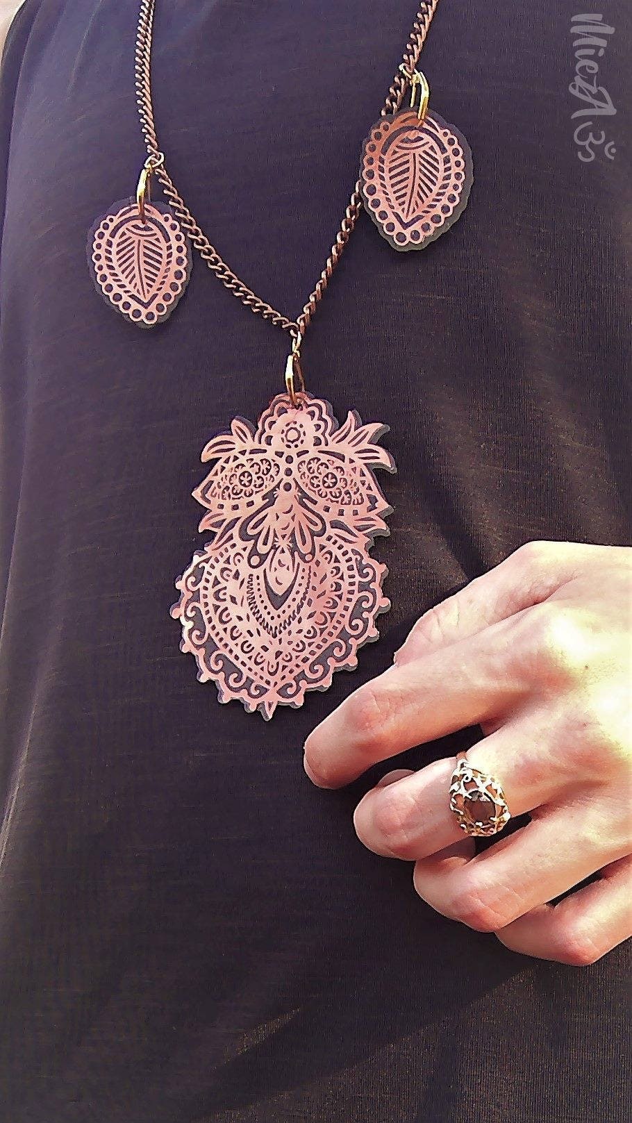 SVG DXF Cutting File Set Paisley Power Fusselfreies Ornament Fabric ...