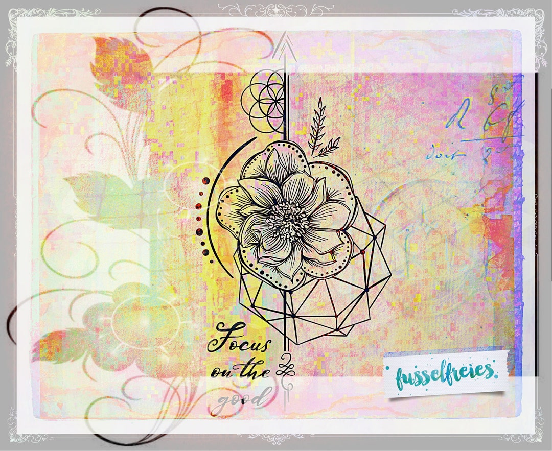 Plotterdatei Blüten Design 2020 DXF SVG - Blume Geometrie von ...