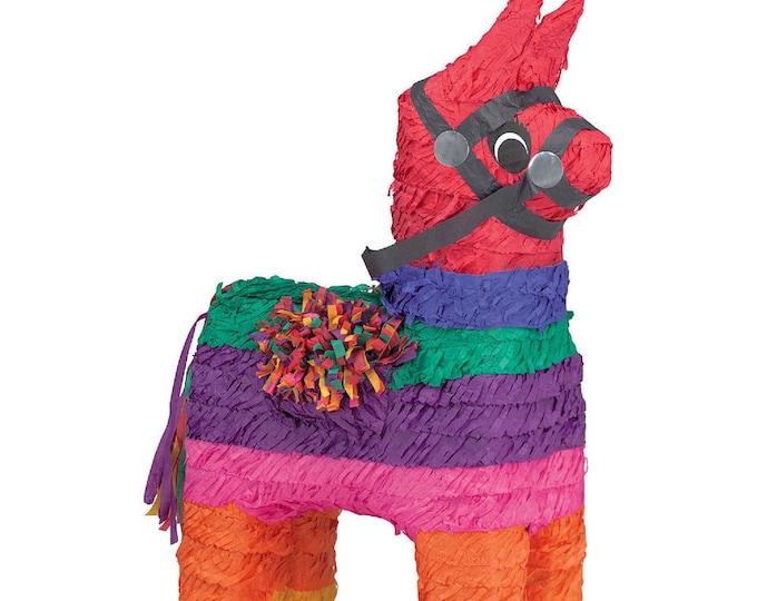 Rainbow Donkey Pinata - Etsy