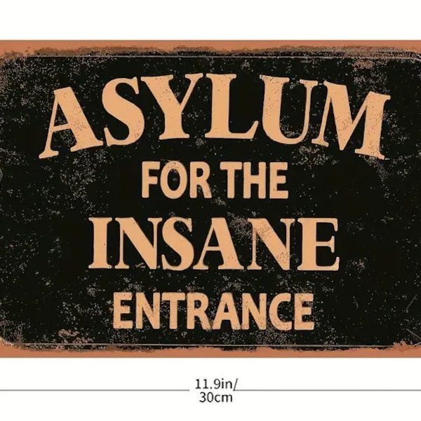 Insane Asylum - Etsy