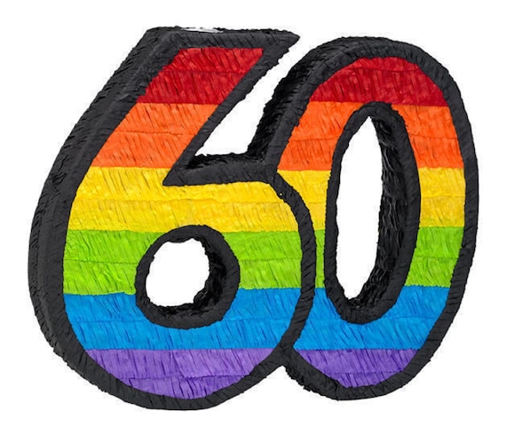 60th Birthday Pinata - Etsy