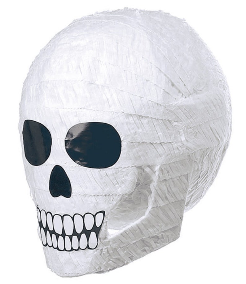 Skeleton Skull Head Pinata - Etsy