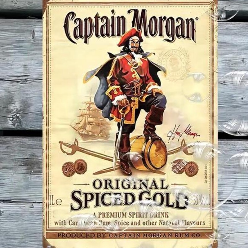 Captain Morgan - Etsy