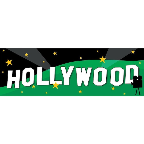 Hollywood Sign With Lights