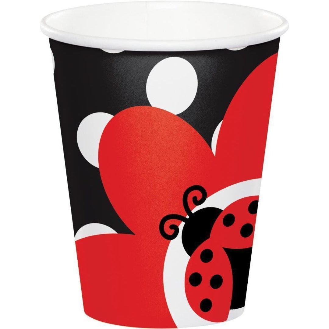 Ladybug Fancy Party Cups (8) - Etsy