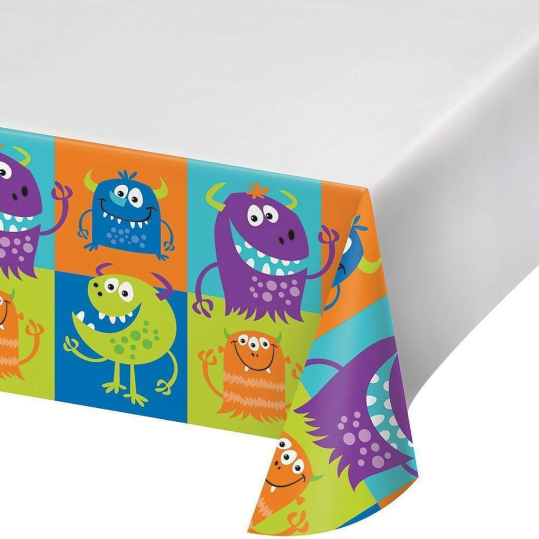 Fun Monsters Tablecover - Birthday Party Supplies - Etsy