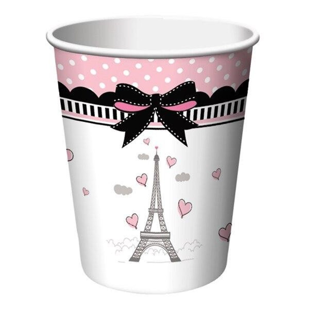 Party in Paris Cups (8) - Etsy