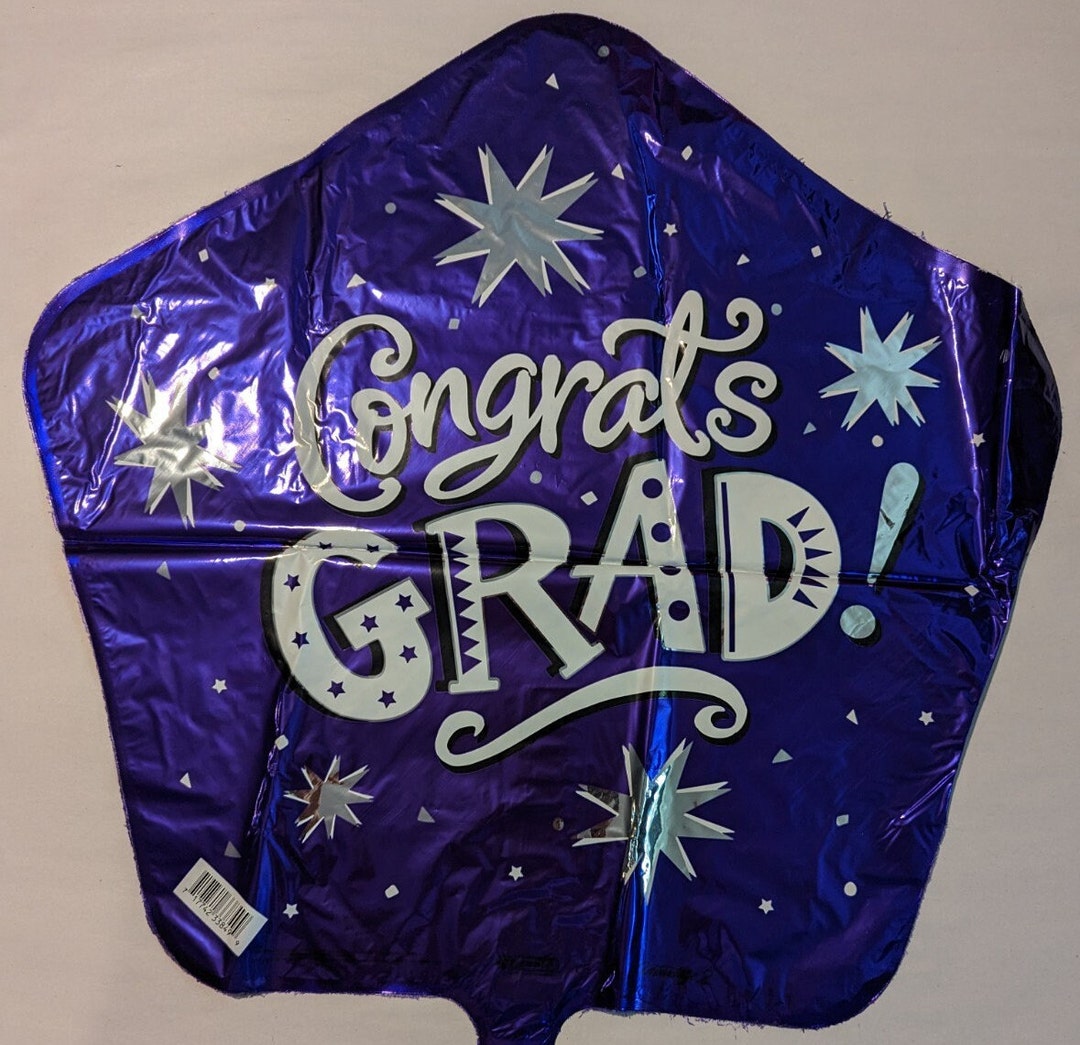 Purple Star Graduation Balloon - Grad Party Supplies - Etsy