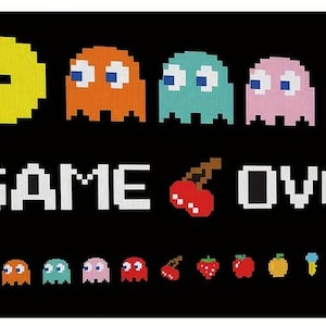 Pac Man Game Over Tin Sign - 8x12 Inch - Etsy