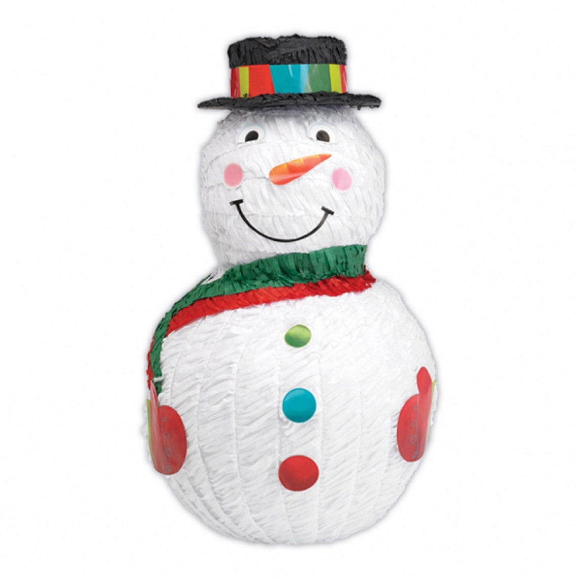 Jolly Snowman Pinata W/black Hat - Etsy