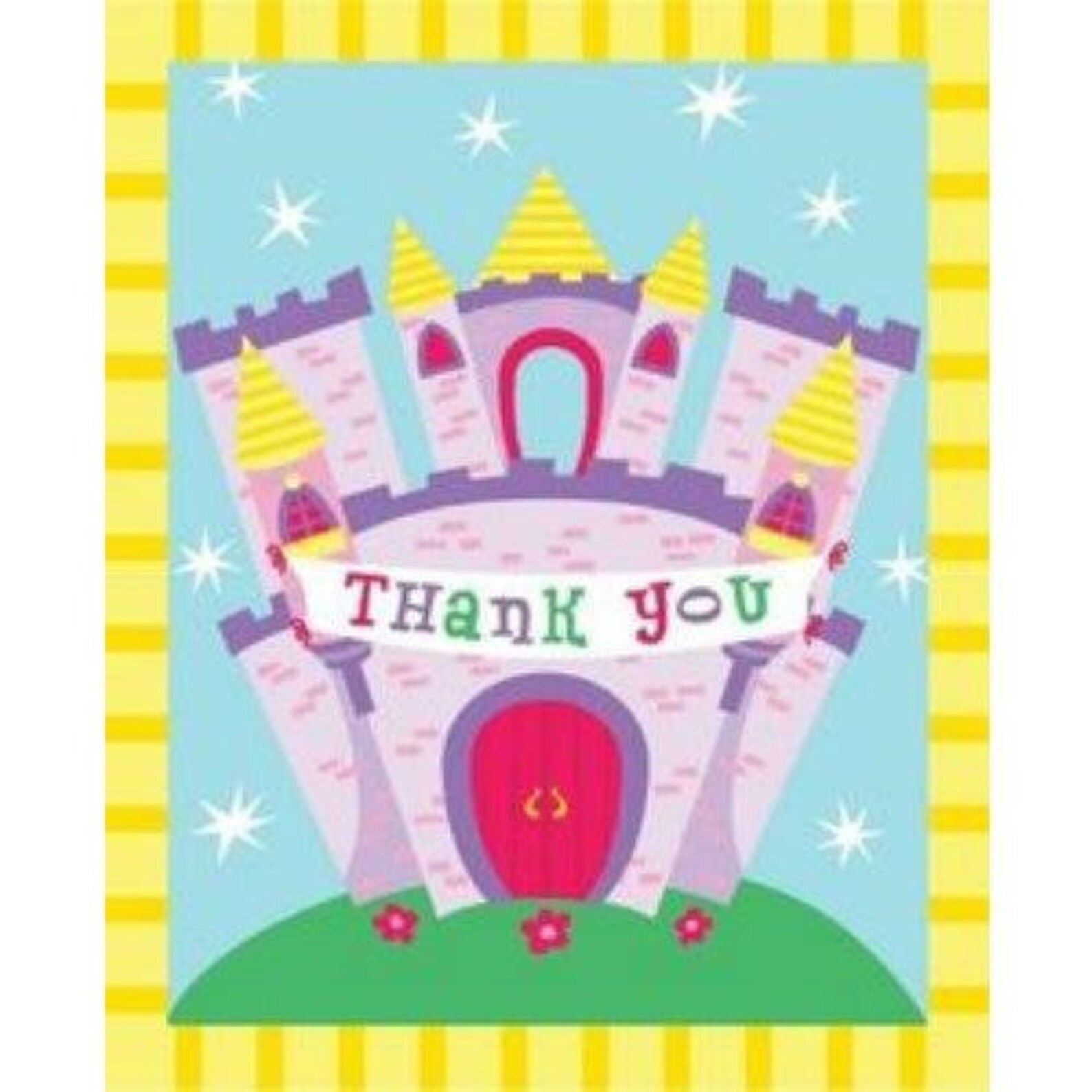 Castle Fun Thank You Cards - Etsy