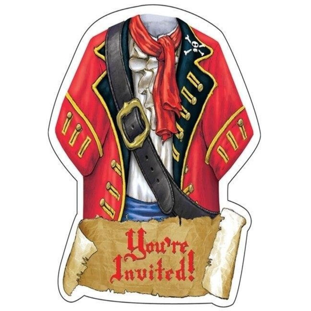 Pirate Buried Treasure Party Invitations (8) - Etsy