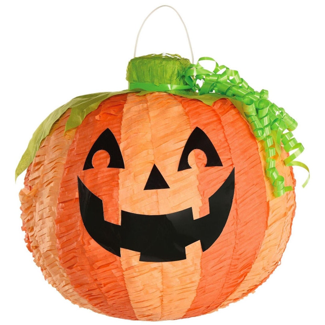 Friendly 3D Halloween Pumpkin Pinata - Etsy