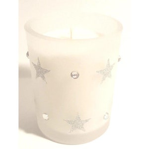 Silver Stars and Jewels Favor Votive Candle Set - Etsy
