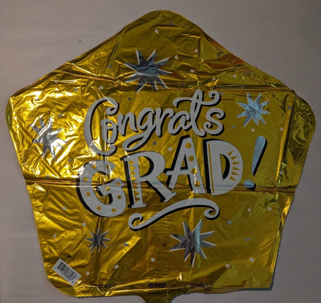 Gold Star Graduation Balloon - Grad Party Supplies - Etsy