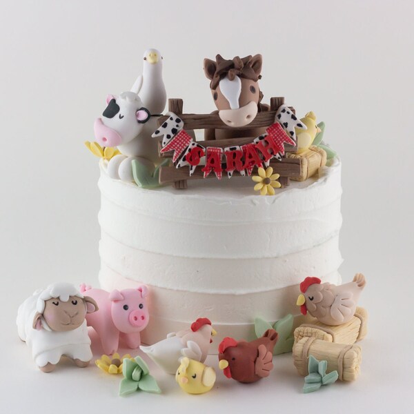 Fondant Farm Animals - Etsy