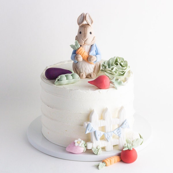 Rabbit Cake Topper - Etsy