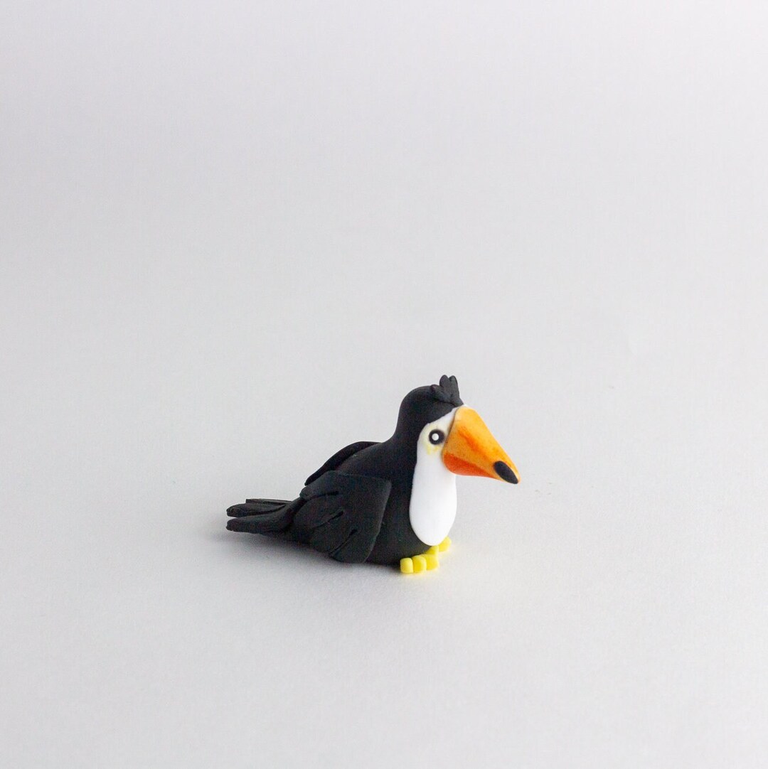 Fondant Toucan Cake Topper, Safari Animal Cake Topper- NEW - Etsy