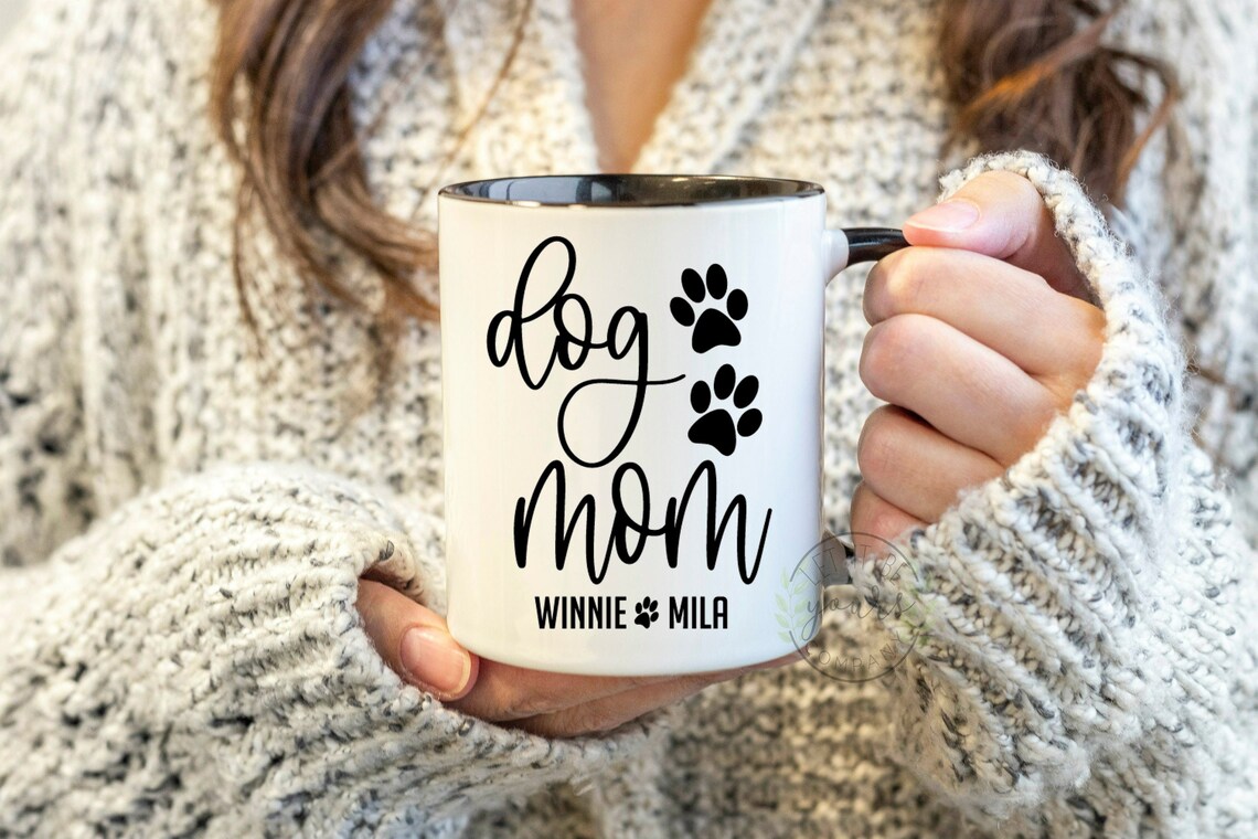 Personalized Dog Mom Mug Dog Lover Gift Custom Dog Mug Dog | Etsy