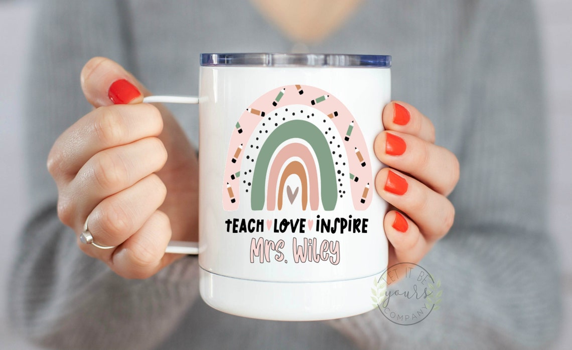 Personalized Teacher Coffee Mug Teacher Appreciation Gift - Etsy