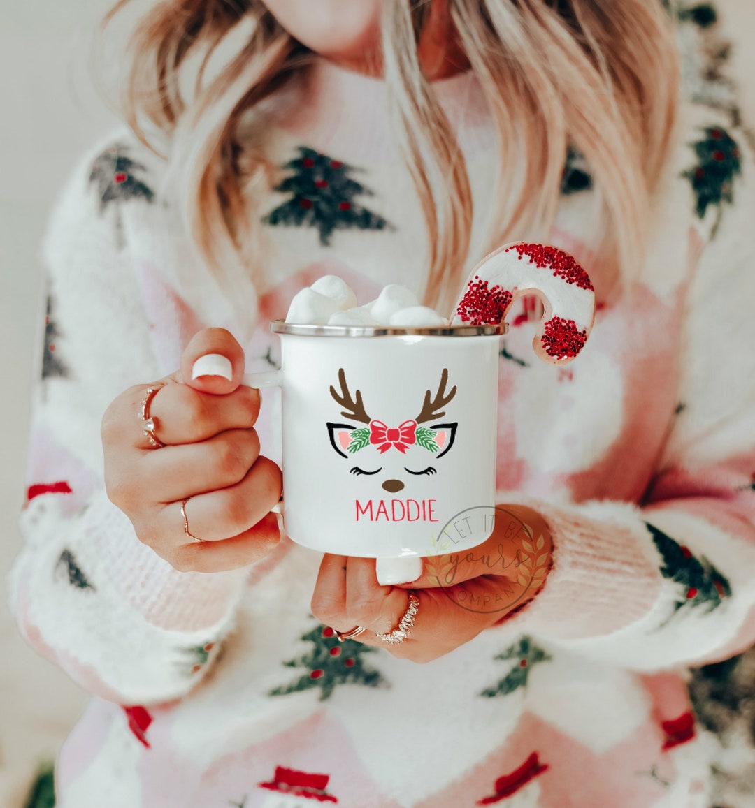 Personalized Hot Chocolate Mug, Kids Christmas Mug, Kids Hot Cocoa Mug ...