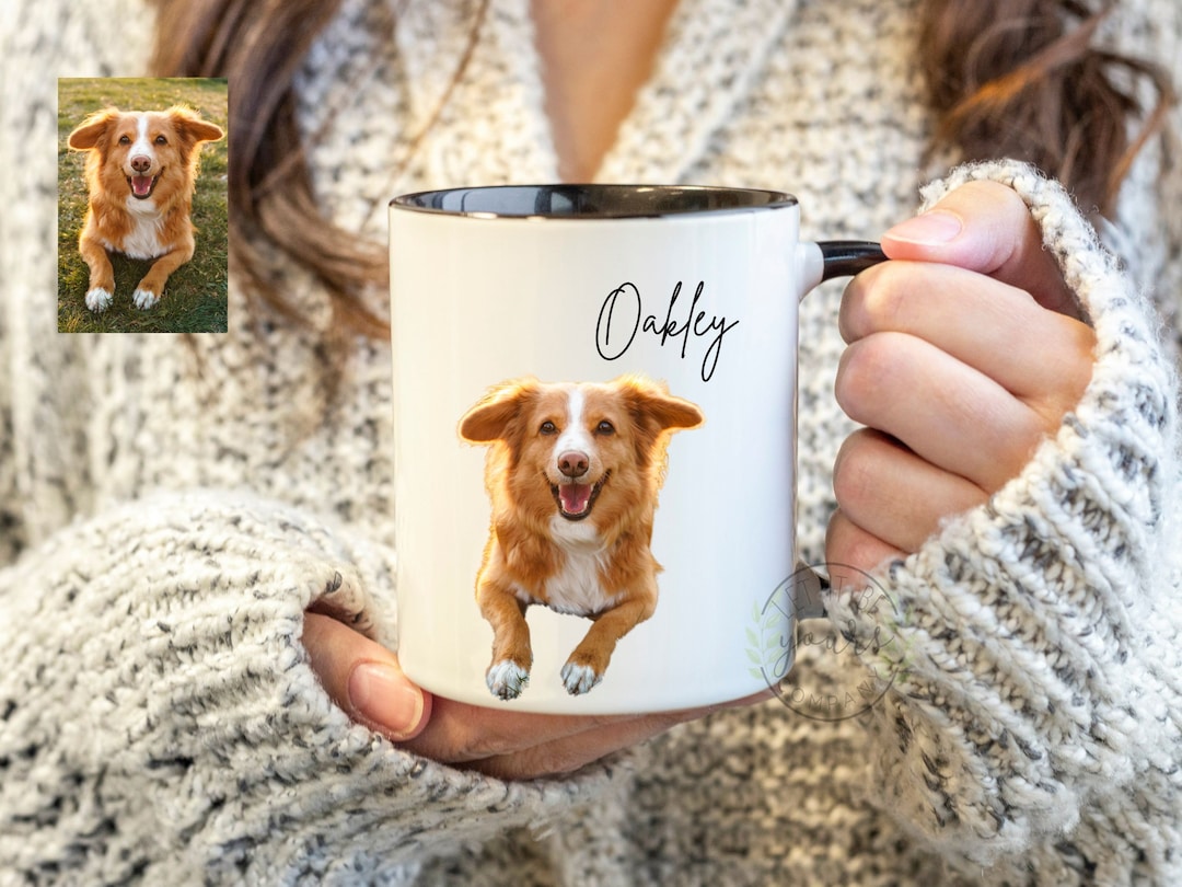 Custom Pet Mug Dog Coffee Cup Personalized Pet Mugs Gift Idea for Dog ...