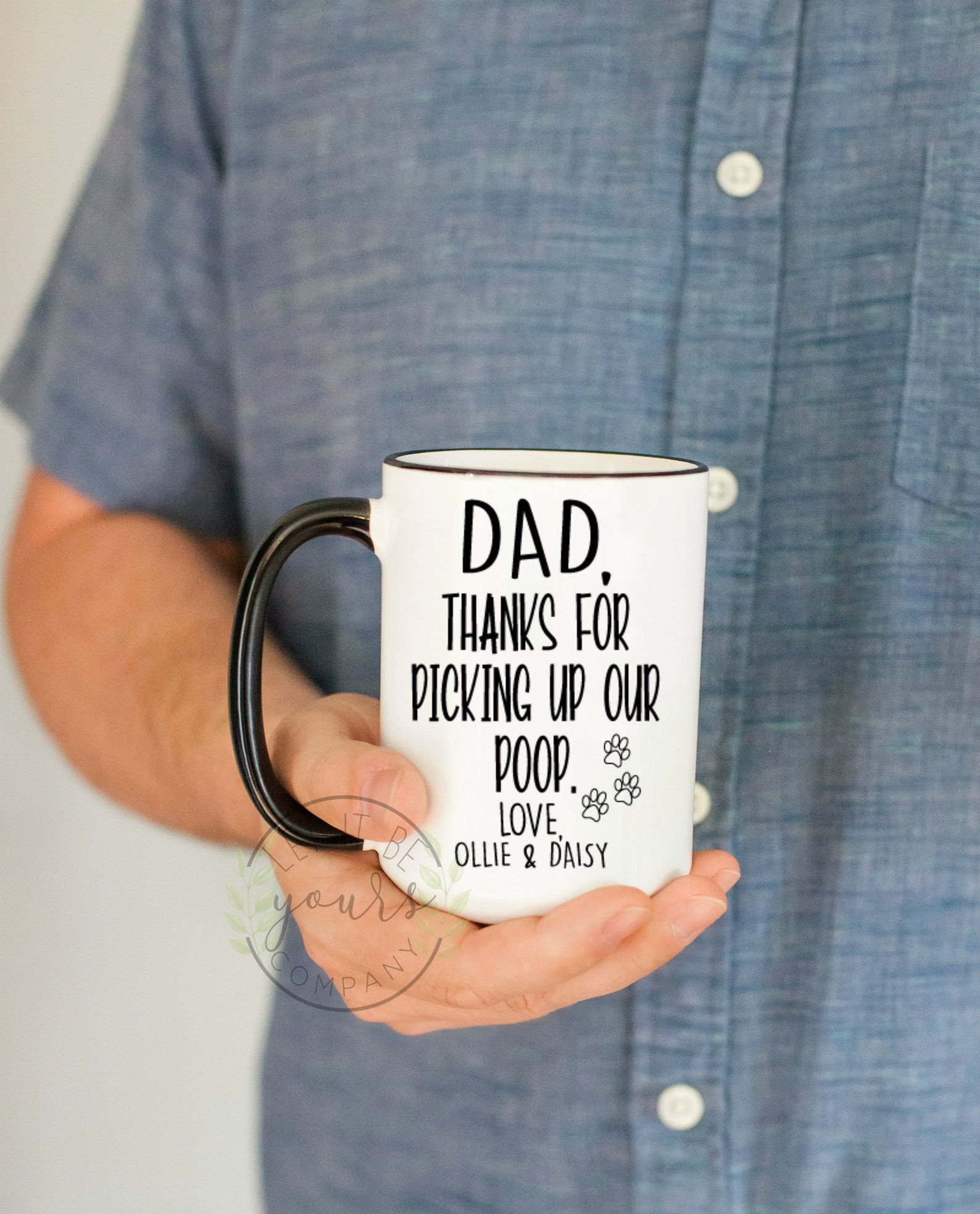 Dog Dad Mug Funny Dog Dad Gift Dog Dad Gift Thanks for | Etsy