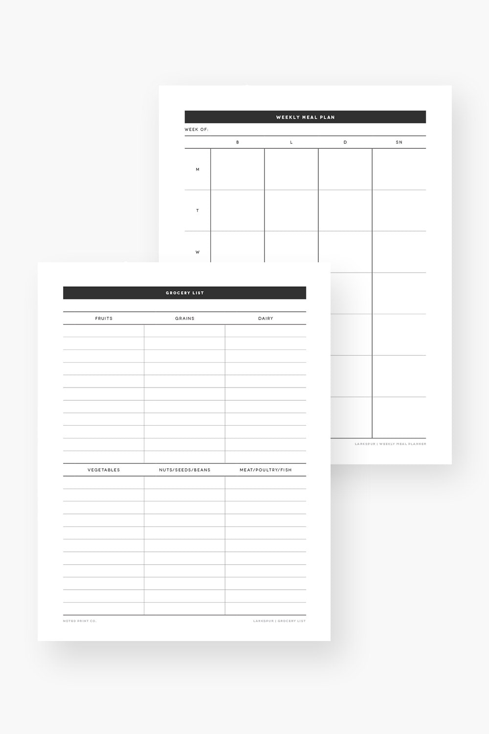 Printable Planner Bundle - Daily, Weekly, Monthly, and Yearly Organizer ...