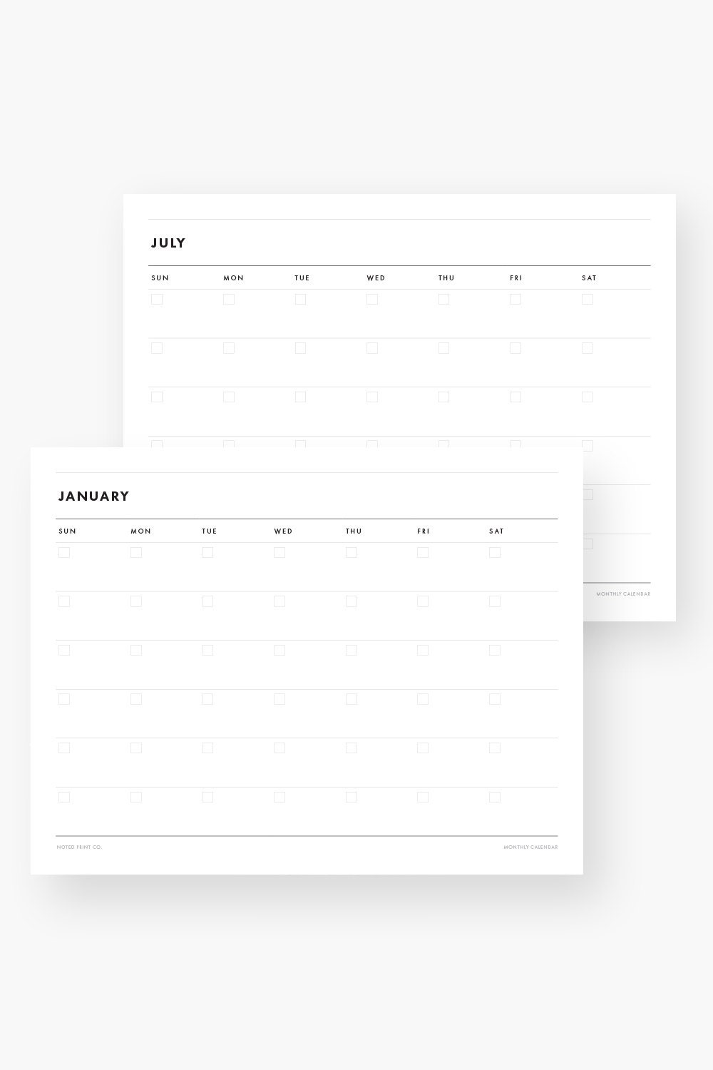 Minimalist Planner Bundle Printable PDF Instant Download - Etsy