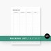 Grocery List Printable Modern Checklist Minimalist Shopping List ...