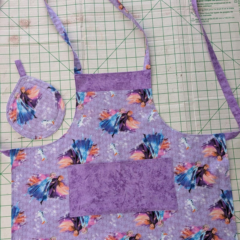 Purple 3t Apron - Etsy