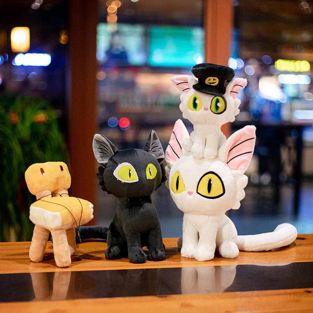 Daijin Cat and Sadaijin Black Cat Cartooon Suzume No Tojimari - Etsy