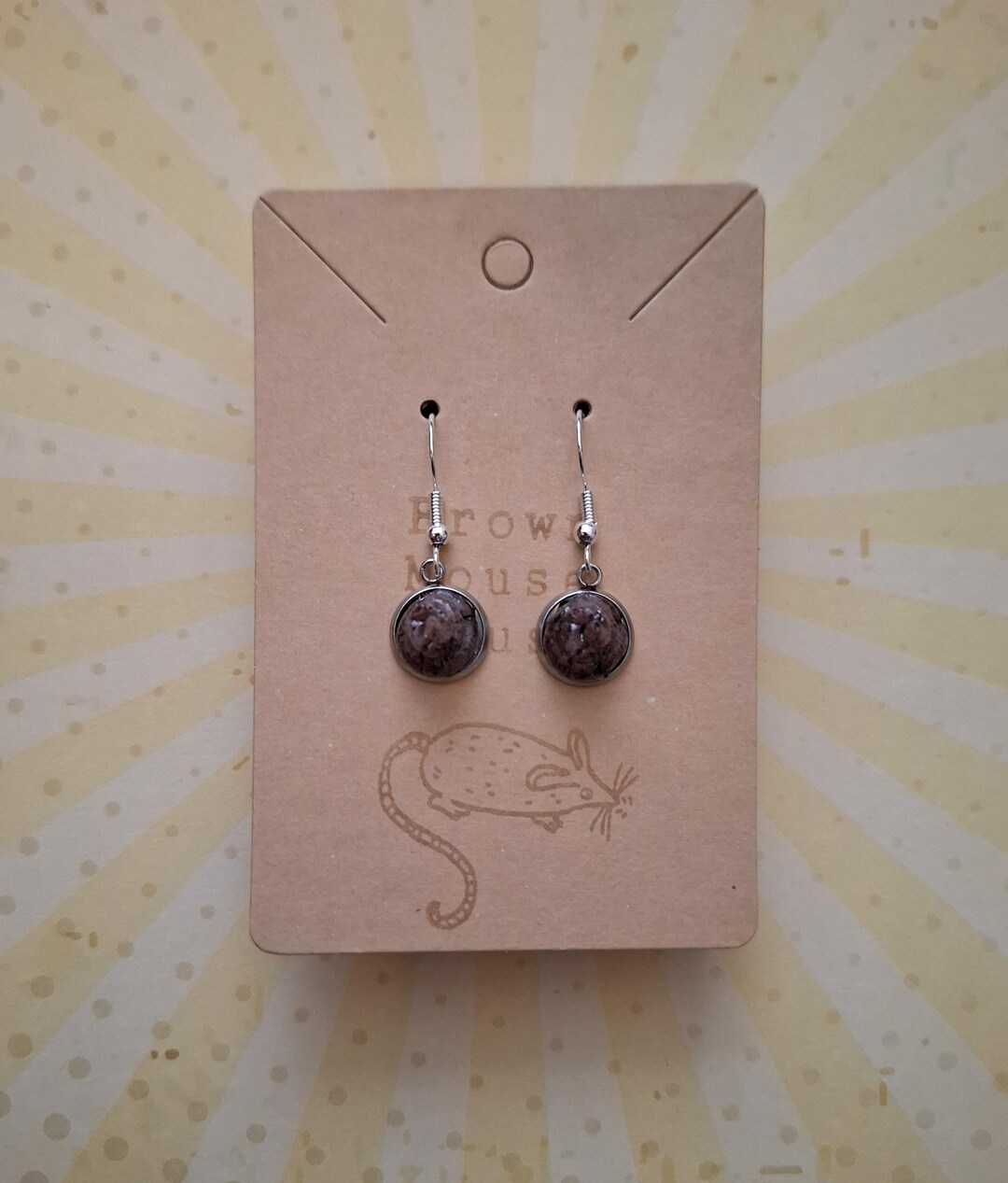 Funny 3d Realistic Dog Poop Drop Earrings. Silver Plated Hooks. Turd ...