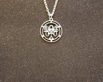 Furry Symbol Phipaw Stainless Steel Pendant on a Silver Plated - Etsy UK