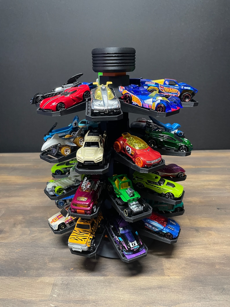 Die Cast Car Carousel: 1/64 Scale Display - Holds 36 Cars - Etsy