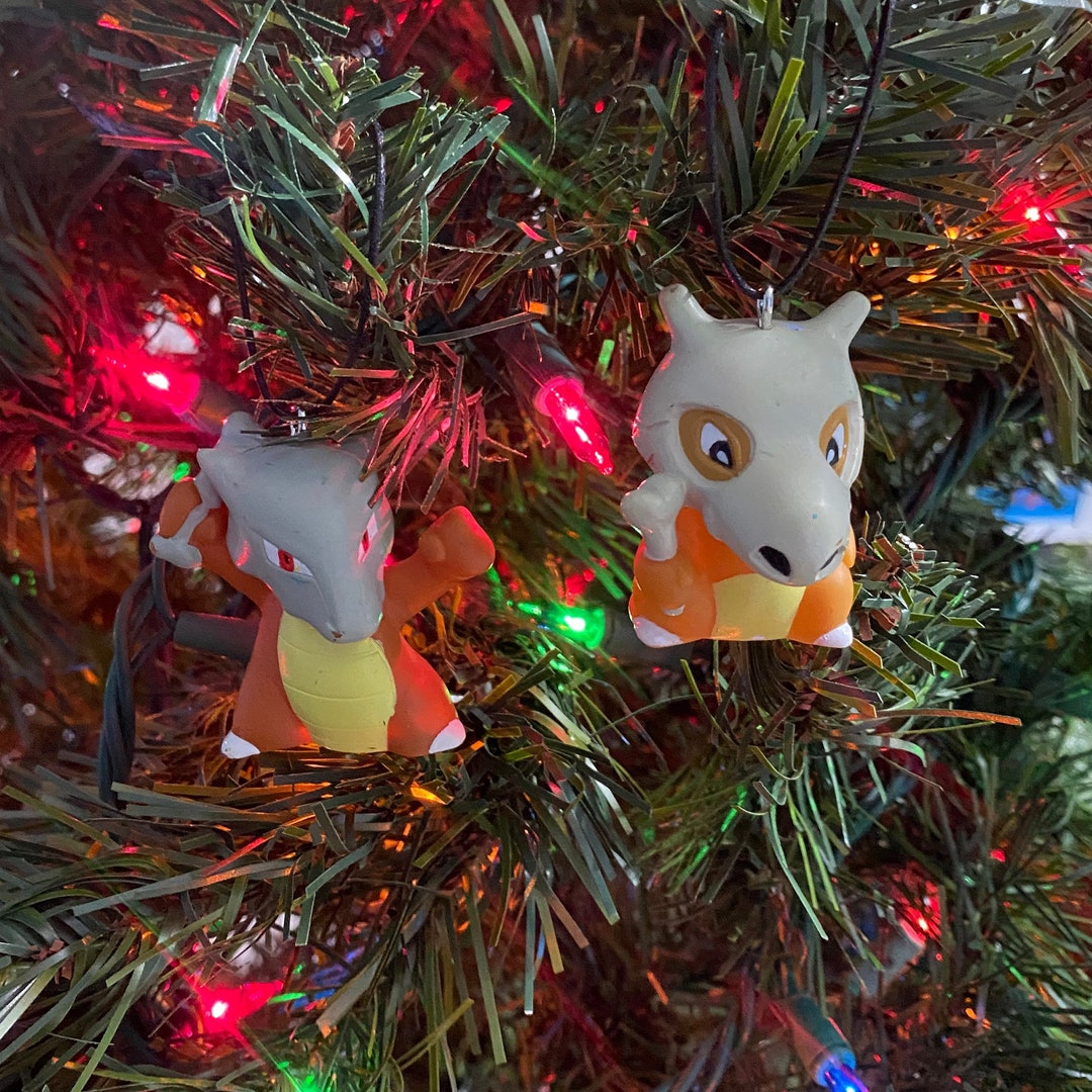 Cubone Marowak Vintage Pokemon Figure Christmas Ornaments - Etsy