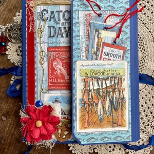 Catch of the Day Handmade Journal/junk Journal/folio/journals/creative ...