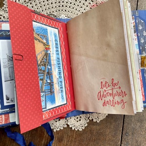 Catch of the Day Handmade Journal/junk Journal/folio/journals/creative ...