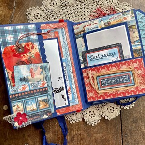 Catch of the Day Handmade Journal/junk Journal/folio/journals/creative ...