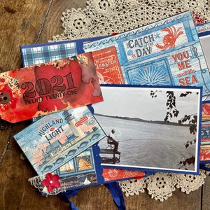 Catch of the Day Handmade Journal/junk Journal/folio/journals/creative ...