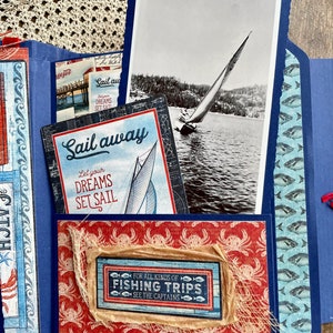 Catch of the Day Handmade Journal/junk Journal/folio/journals/creative ...