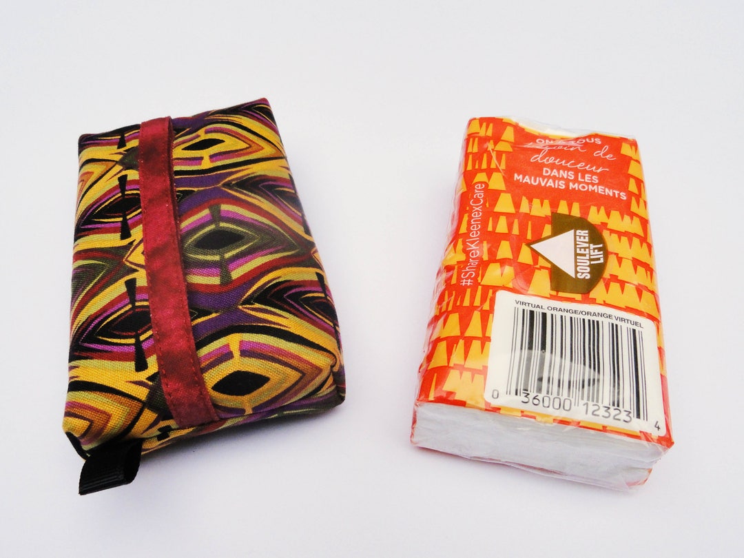 Pocket Pack Tissue Cover - Travel Tissue Holder - Etsy