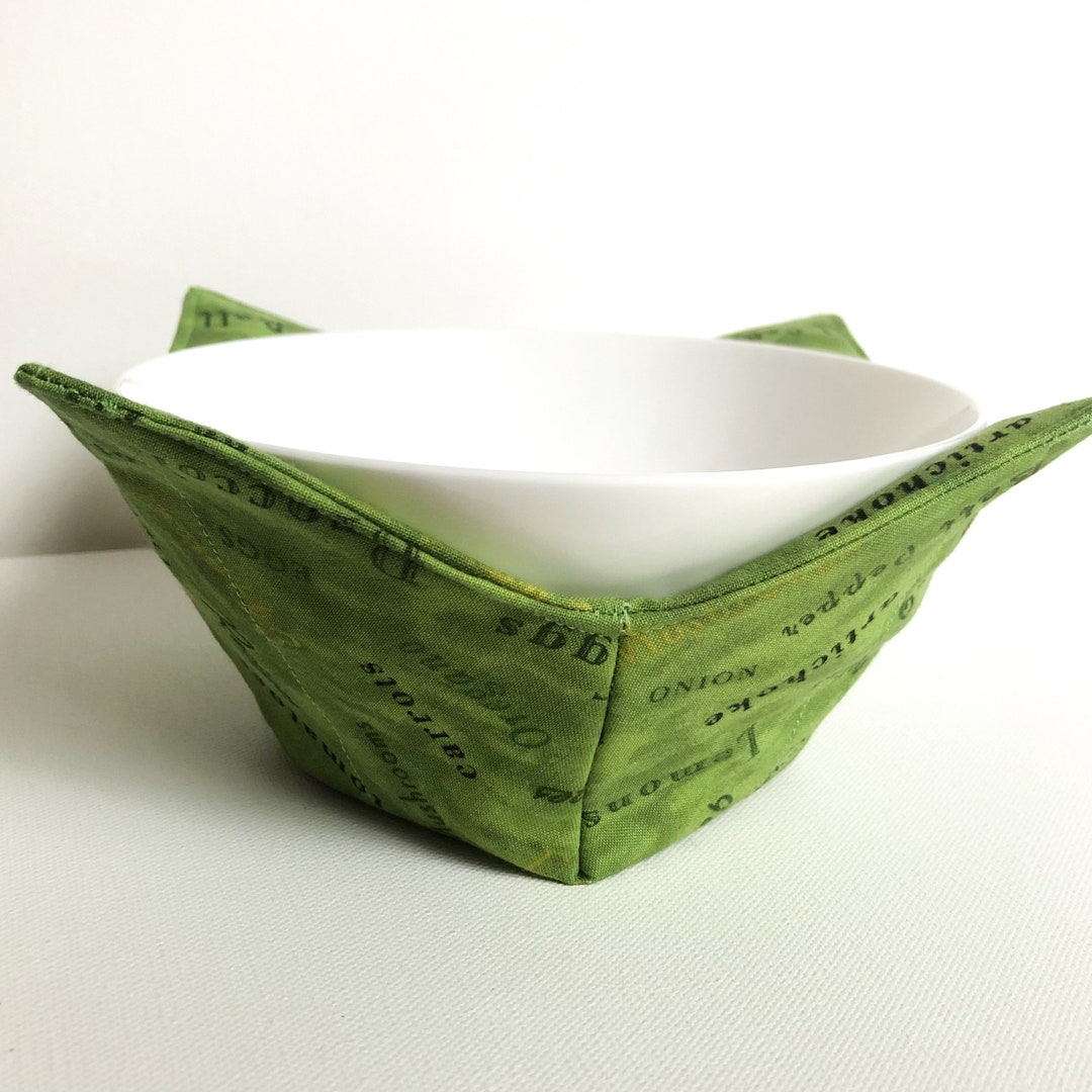 Microwave Bowl Cozy, Fabric Food Warming Bowl, Fabric Bowl Cozy ...