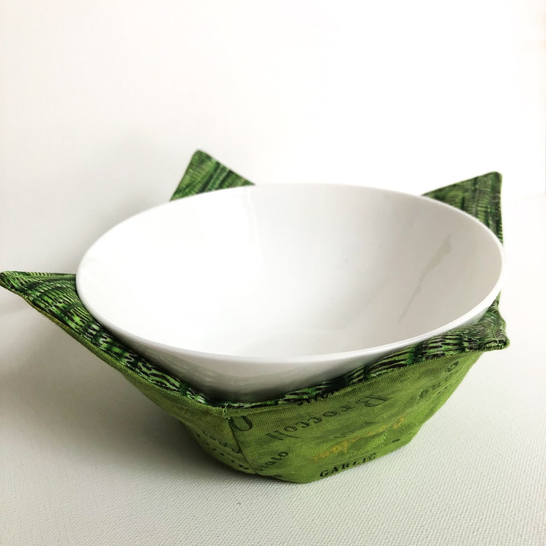 Microwave Bowl Cozy, Fabric Food Warming Bowl, Fabric Bowl Cozy ...