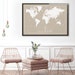 Custom PLACES WE LOVE World Map for Home Home World Map - Etsy