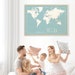 Custom PLACES WE LOVE World Map for Home Home World Map - Etsy