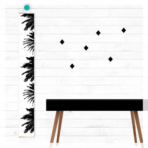 HEIGHT CHART Palm Trees Inches Centimetres Etsy