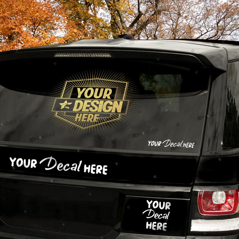 Car Decal Mockup - Etsy